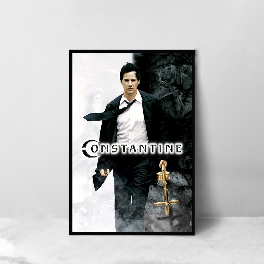 Constantine Movie Poster - High Quality Canvas Art Print - Room ...