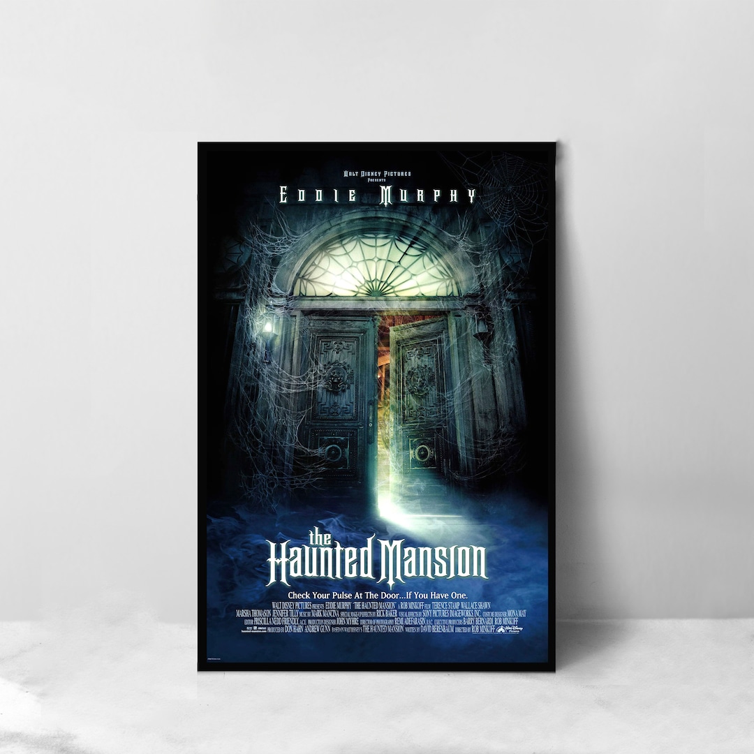 The Haunted Mansion Movie Poster - High Quality Canvas Art Print - Room ...