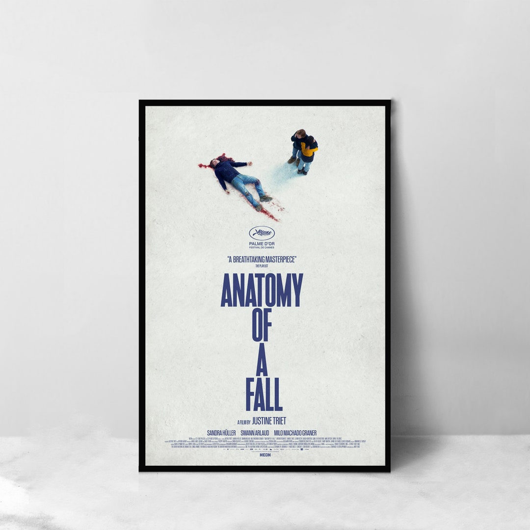 Anatomy of a Fall Movie Poster - High Quality Canvas Art Print - Room ...