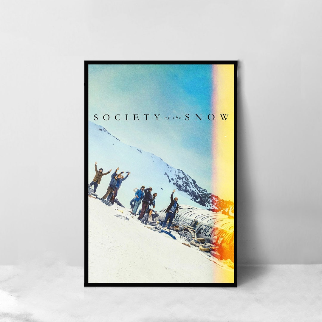 Society of the Snow Movie Poster - High Quality Canvas Art Print - Room ...