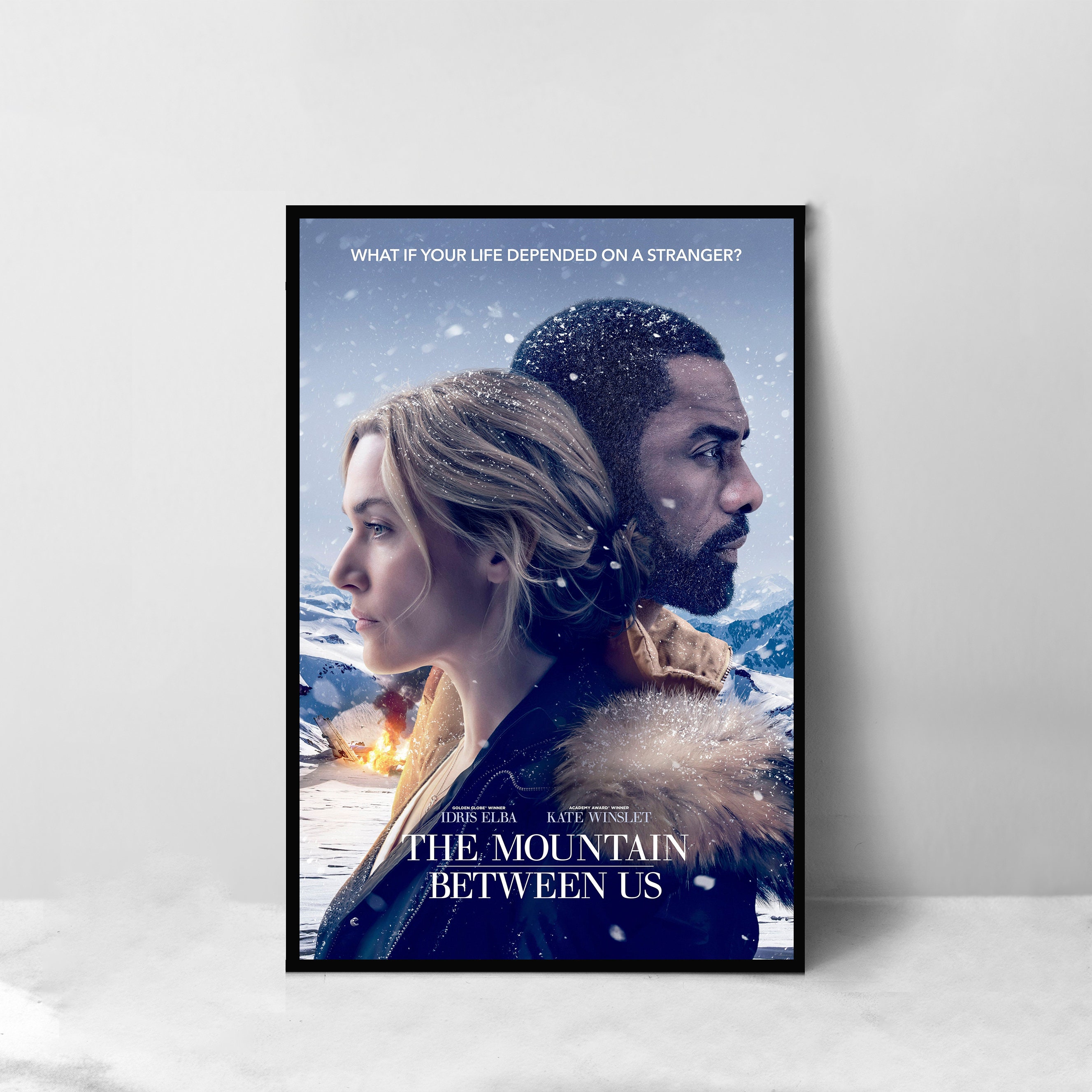 The Mountain Between Us Movie Poster - High Quality Canvas Art Print ...