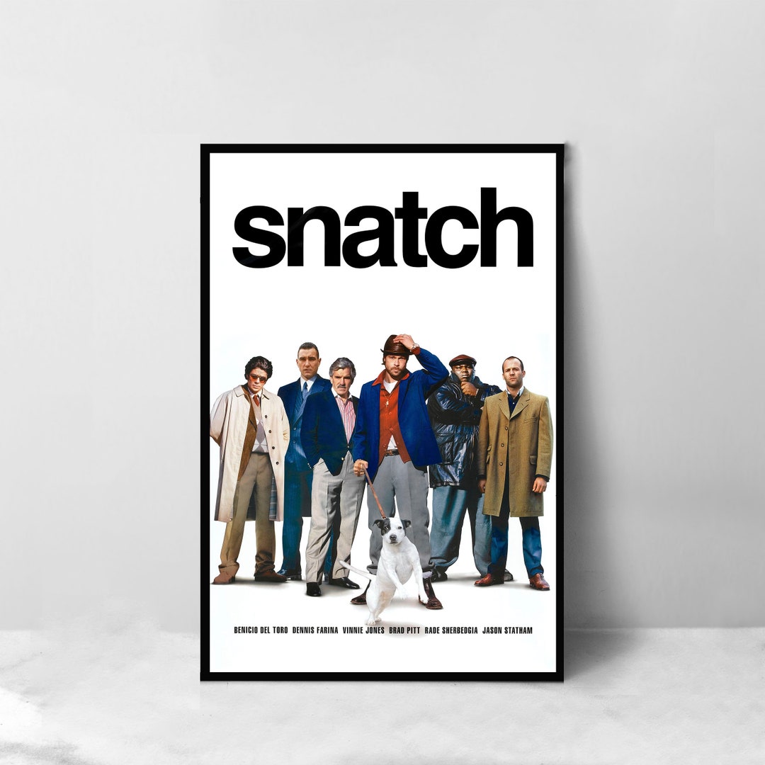 Snatch Movie Poster - High Quality Canvas Art Print - Room Decoration ...