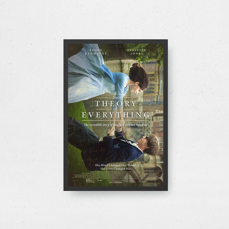 The Theory of Everything Movie Poster High Quality Canvas Art Print ...