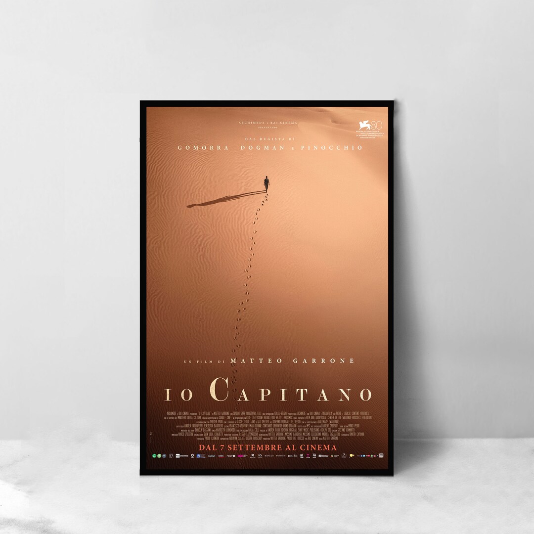 Io Capitano Movie Poster High Quality Canvas Art Print Room Decoration ...