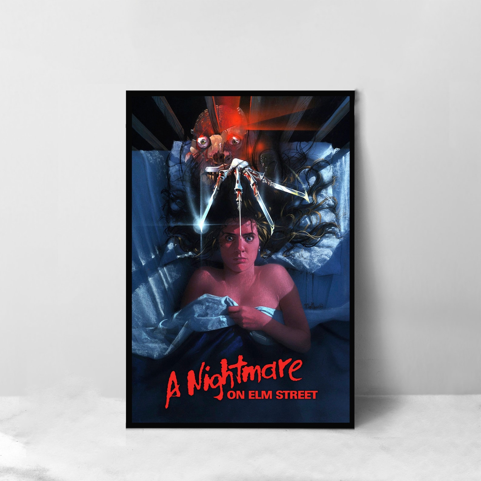 A Nightmare on Elm Street Movie Poster - High Quality Canvas Art Print ...