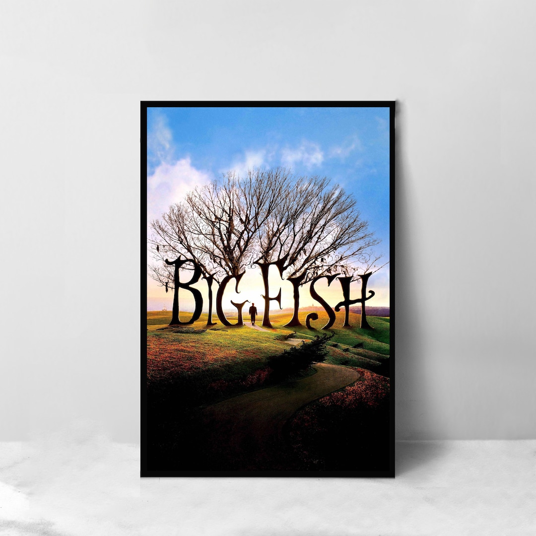 Big Fish Movie Poster - High Quality Canvas Art Print - Room Decoration ...