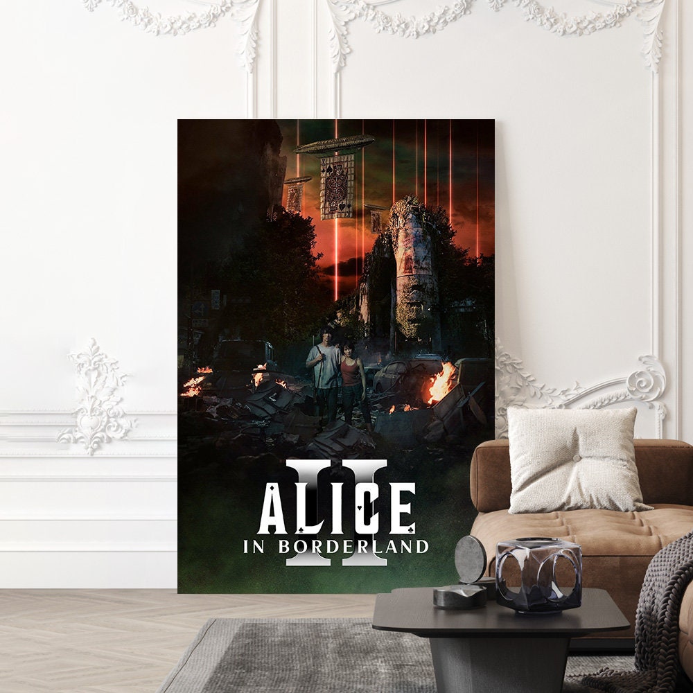 Alice in Borderland Movie Poster High Quality Canvas Art - Etsy