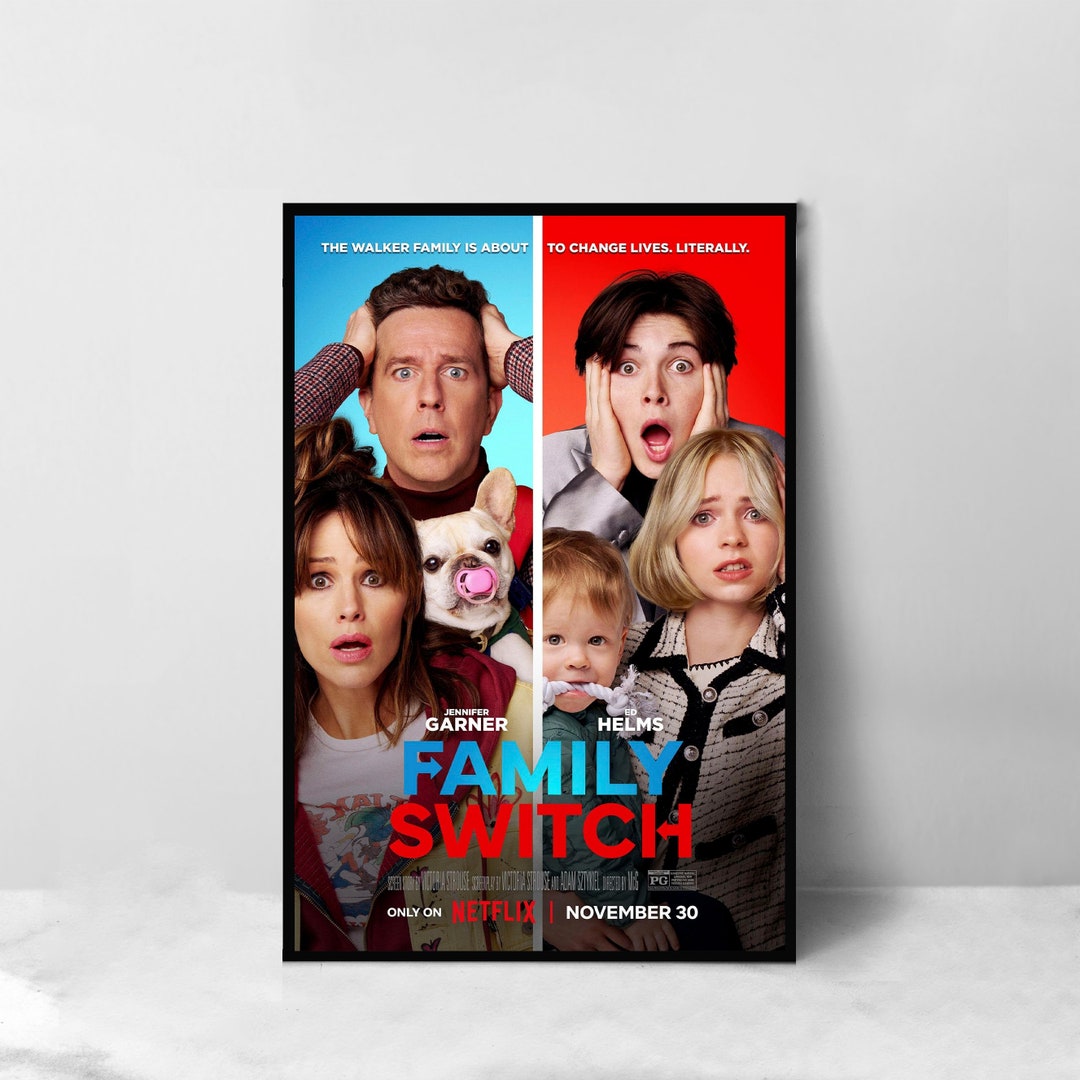 Family Switch Movie Poster - High Quality Canvas Art Print - Room ...