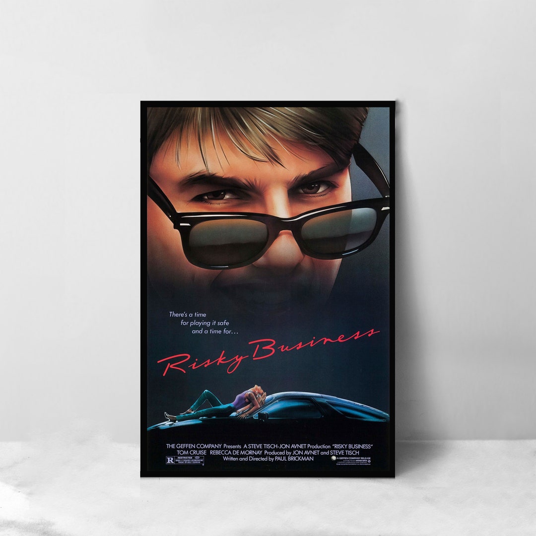 Risky Business Movie Poster - High Quality Canvas Art Print - Room ...