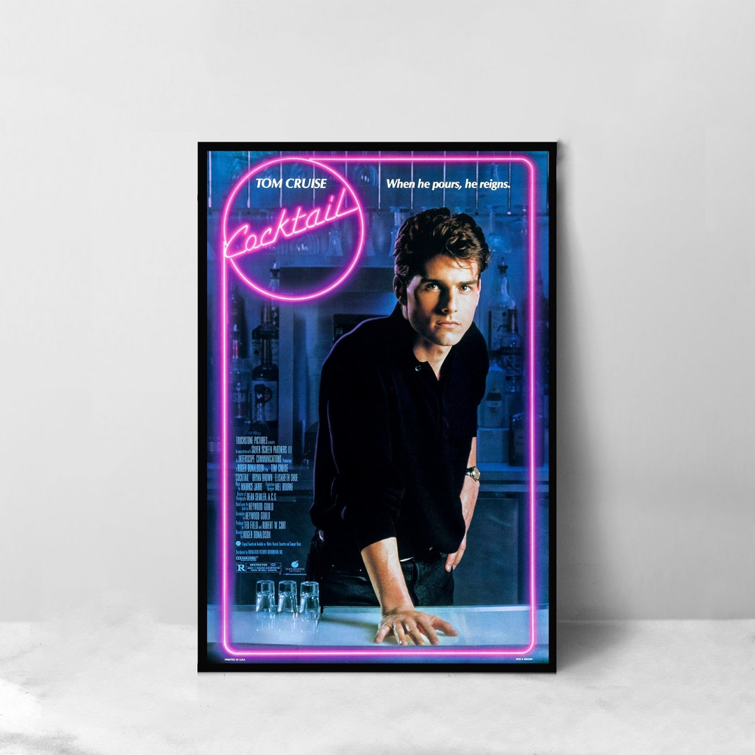 Cocktail Movie Poster - High Quality Canvas Art Print - Room Decoration ...