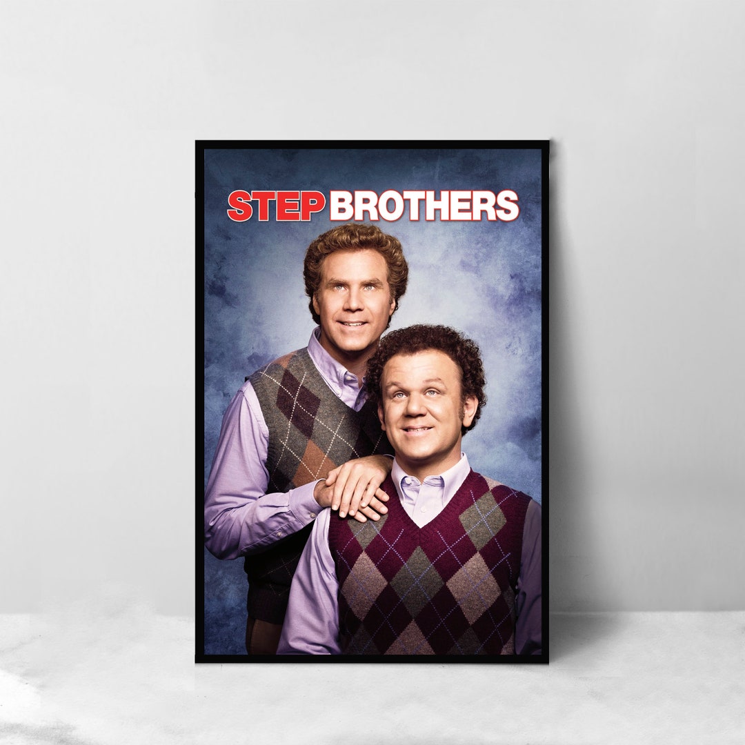 Step Brothers Movie Poster - High Quality Canvas Art Print - Room ...