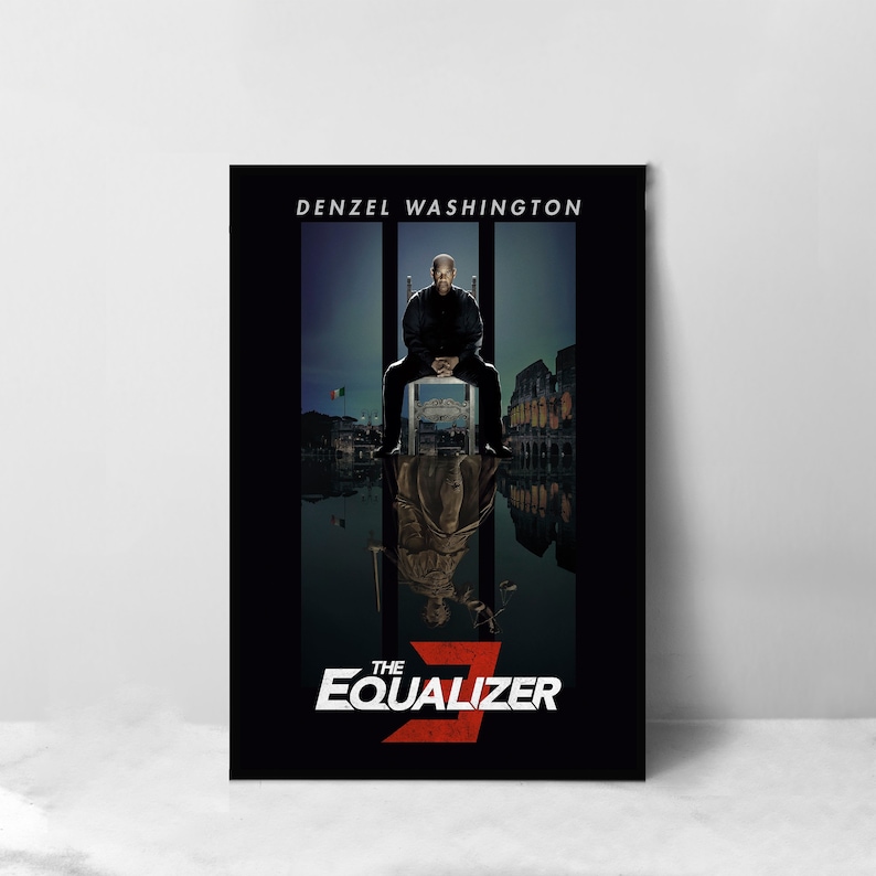 The Equalizer 3 Movie Poster - High Quality Canvas Art Print - Room ...
