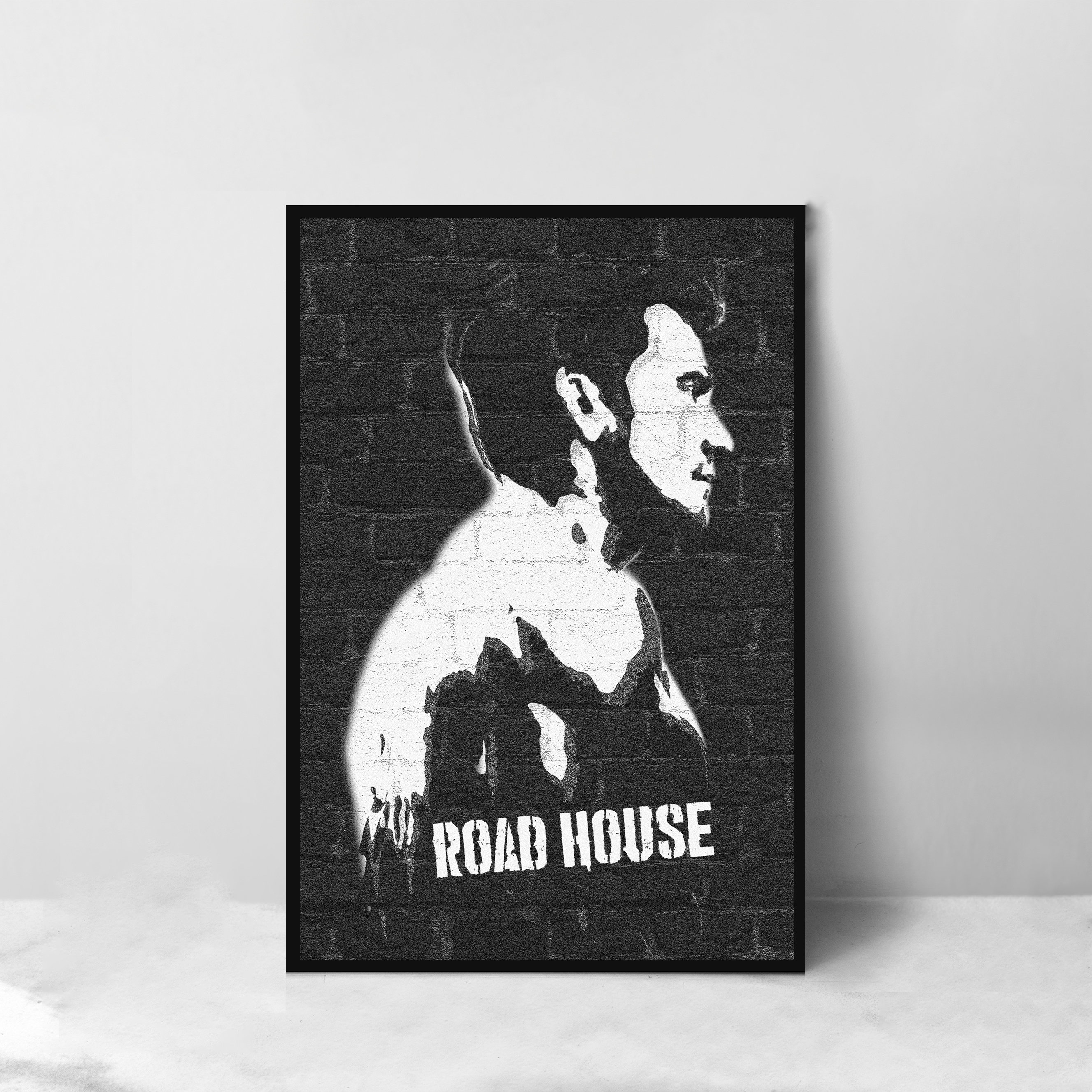 Road House Movie Poster - High Quality Canvas Art Print - Room ...