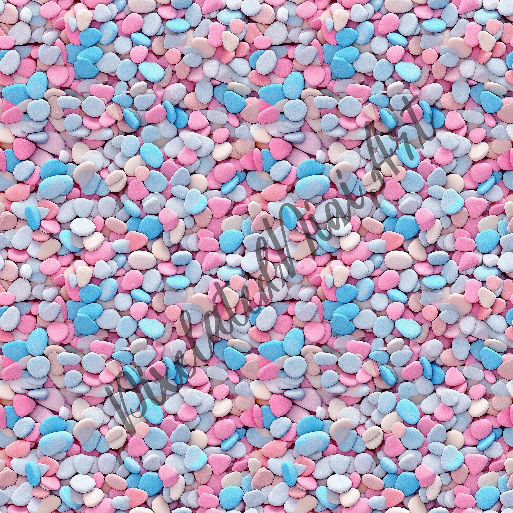 Colorful Pebbles Digital Seamless Paper, Beach Textures, Pebble Digital ...