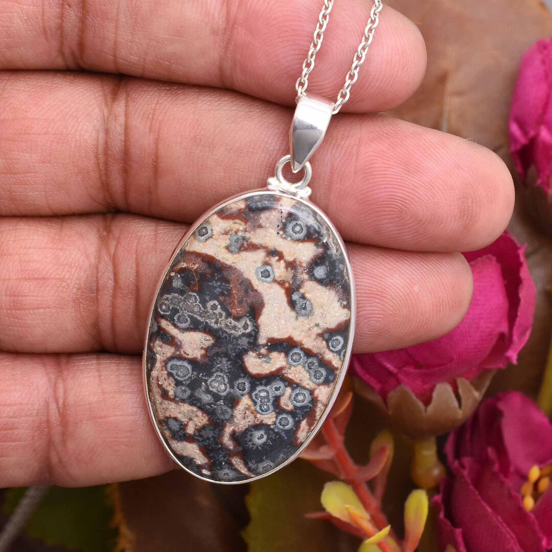 Amazing Viper Skin Silver Jasper, Silver Jewelry, 925 Sterling Silver ...