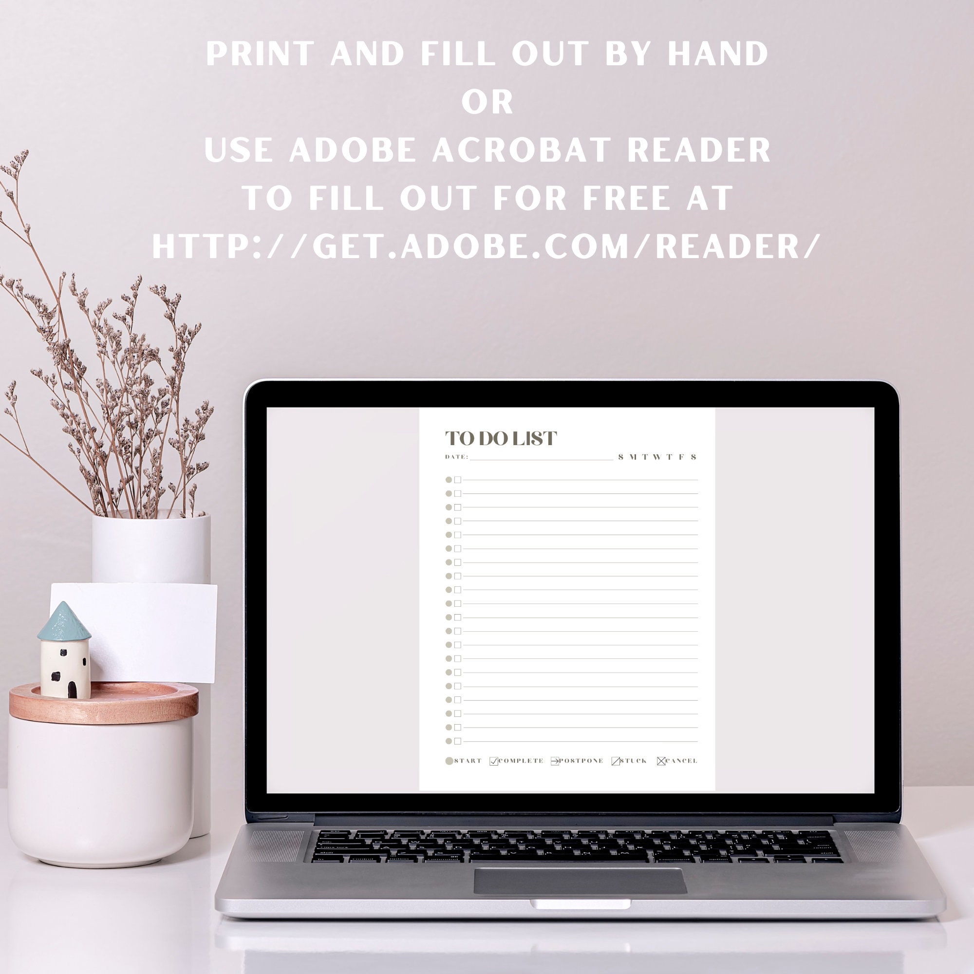 Minimalist to Do List Printable Daily Do Do List, Printable to Do List ...
