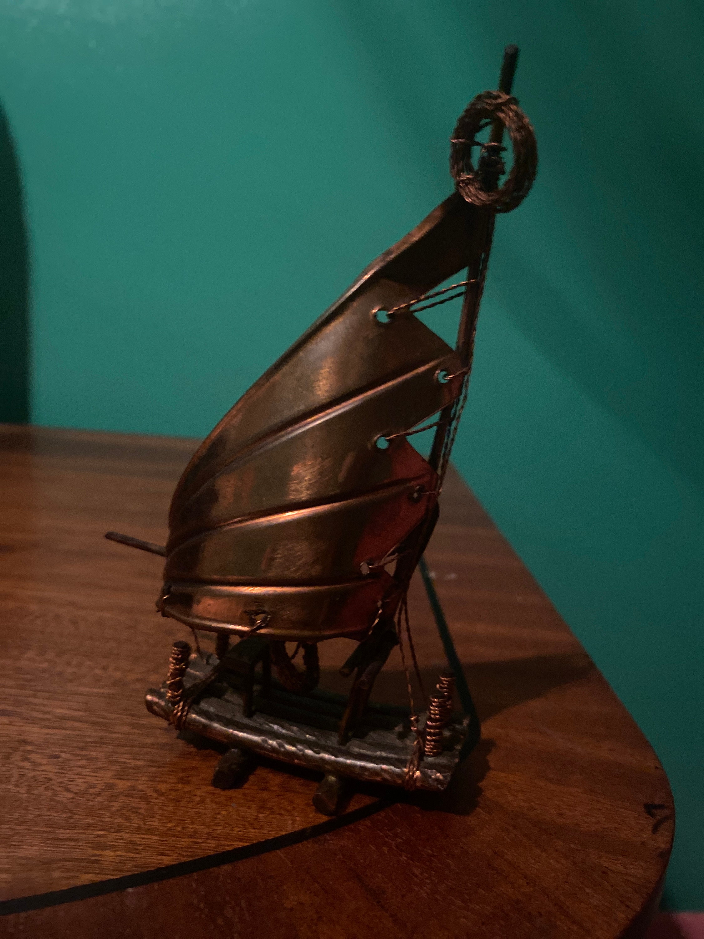 Copper Sail Boat - Etsy