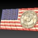 Wavy Marine Corps Flag, Wavy Flag .STL File for Aspire, Carveco, Artcam ...