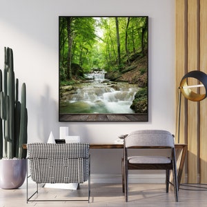 FOREST, RIVER and NATURE Premium Poster, Landscape Poster, Zen ...