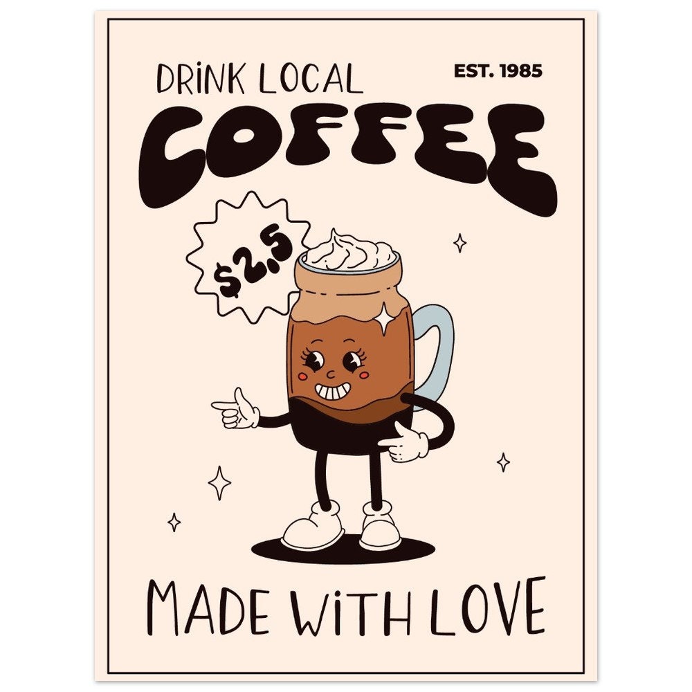 Espresso Coffee Funny Quotes Poster, Before Coffee After Coffee, Coffee ...