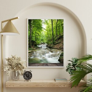 FOREST, RIVER and NATURE Premium Poster, Landscape Poster, Zen ...