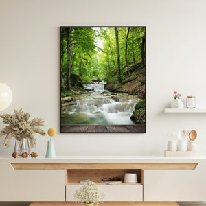 FOREST, RIVER and NATURE Premium Poster, Landscape Poster, Zen ...