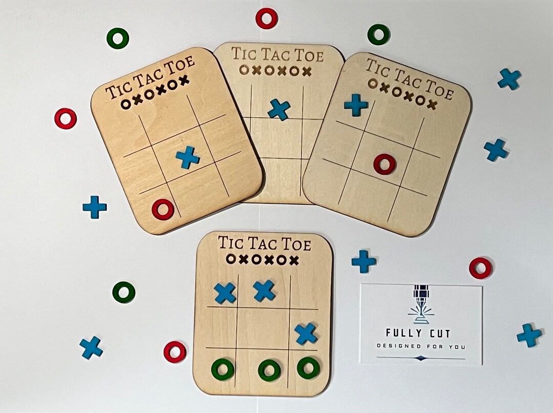 Mini Tic Tac Toe Board - Etsy