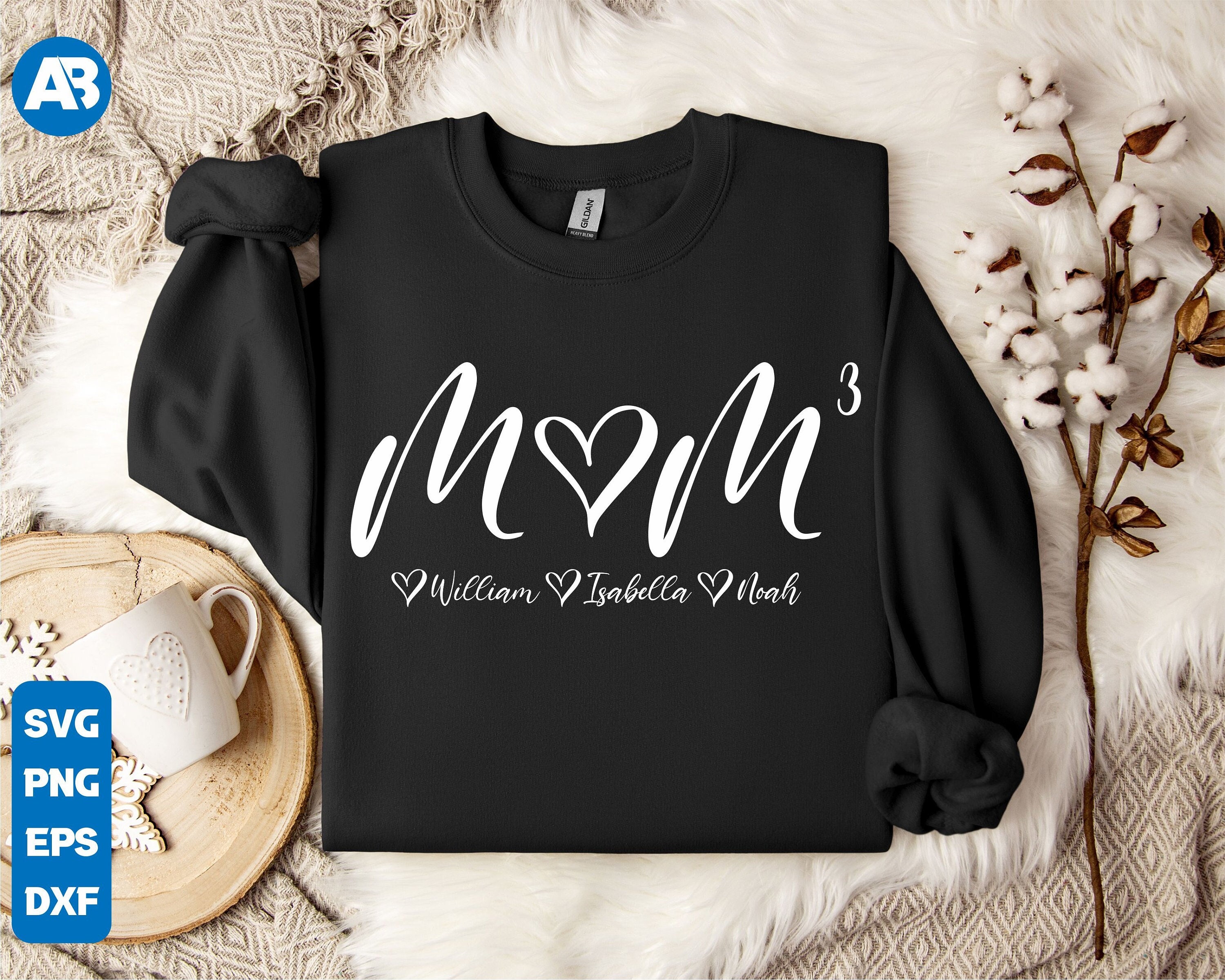 Mom to the Power of Svg Png, Mom Cube Svg, Mom of Three Svg ...