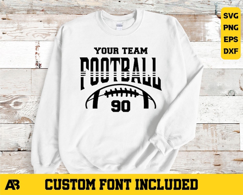 Football Team Template SVG PNG, Football Shirt Design, Football Svg ...