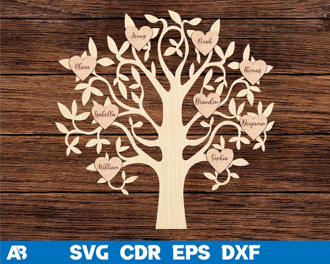 Family Tree Stand, Standing Tree, Family Name Tree Design, My Family ...