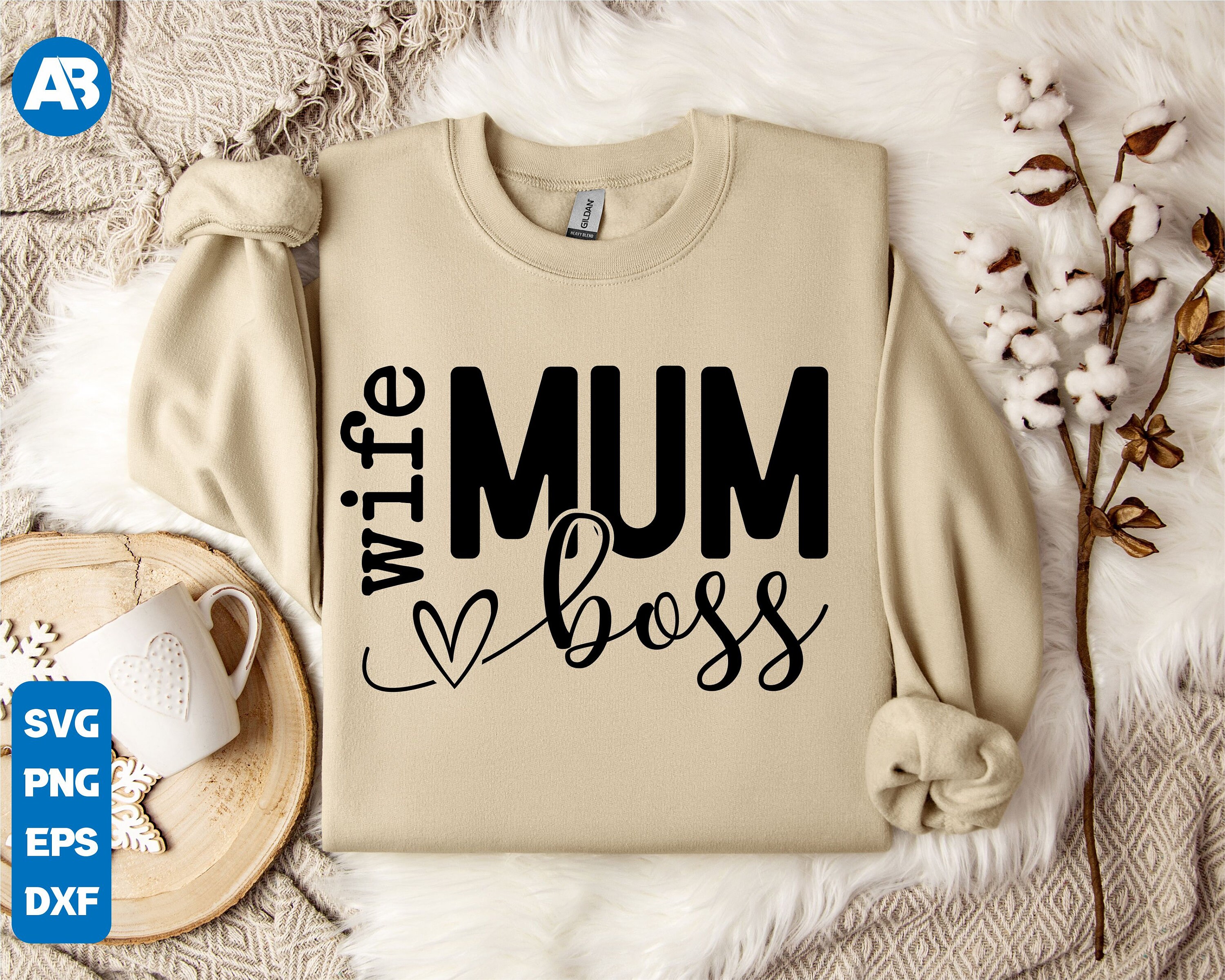 Mum Wife Boss SVG, Mum Svg, Mum Vibes Svg, Mum Life Svg, Mother's Day ...