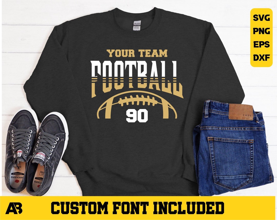 Football Team Template SVG PNG, Football Shirt Design, Football Svg ...