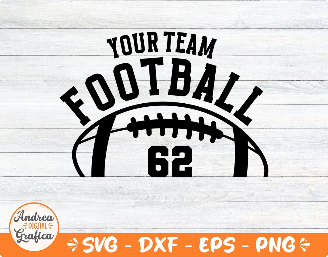 Football Svg Custom Football Svg Football Team Template - Etsy