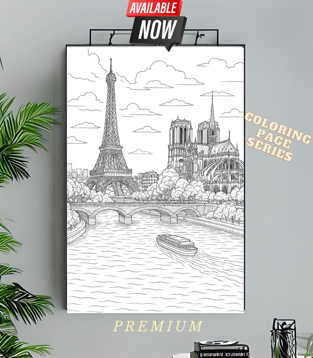 Urban Grace: 15 Cityscape Coloring Pages | Early-bird Sale | Printable ...