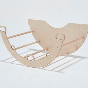 Wooden Climbing Table Arch 2 In1 Montessori Swing, Toddler & Baby Toys ...