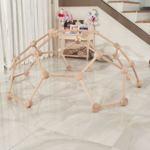 Spider Climber Dome Set for Indoor and Outdoor Play - Wooden Montessori ...