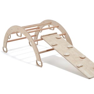 Arch Rocker Swing Set for Toddler, Wooden Toys, Design Pillow With Arch ...
