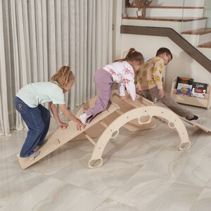 Wooden Climbing Table Arch 2 In1 Montessori Swing, Toddler & Baby Toys ...