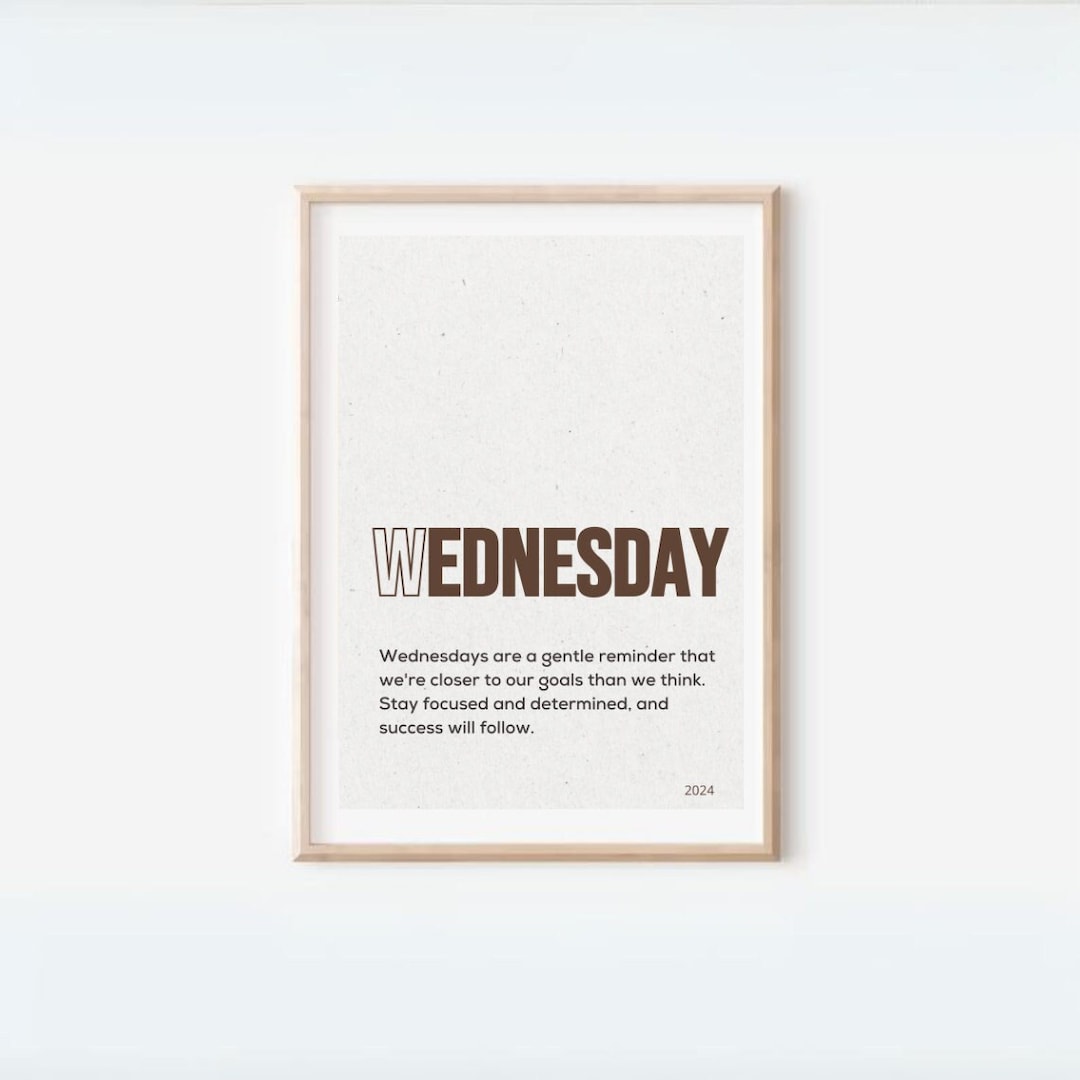 Wednesday Motivational Quotestay Focused and Determined, and Success ...