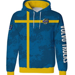 3D Printed All-over VOLVO TRUCKS Sweatshirt Hoodie Custom - Etsy