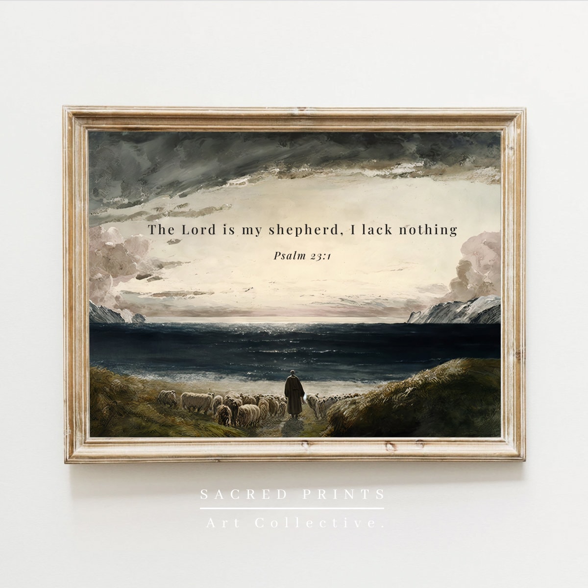 Scripture Wall Art, Bible Verse Wall Art, Psalm Wall Art, Modern ...