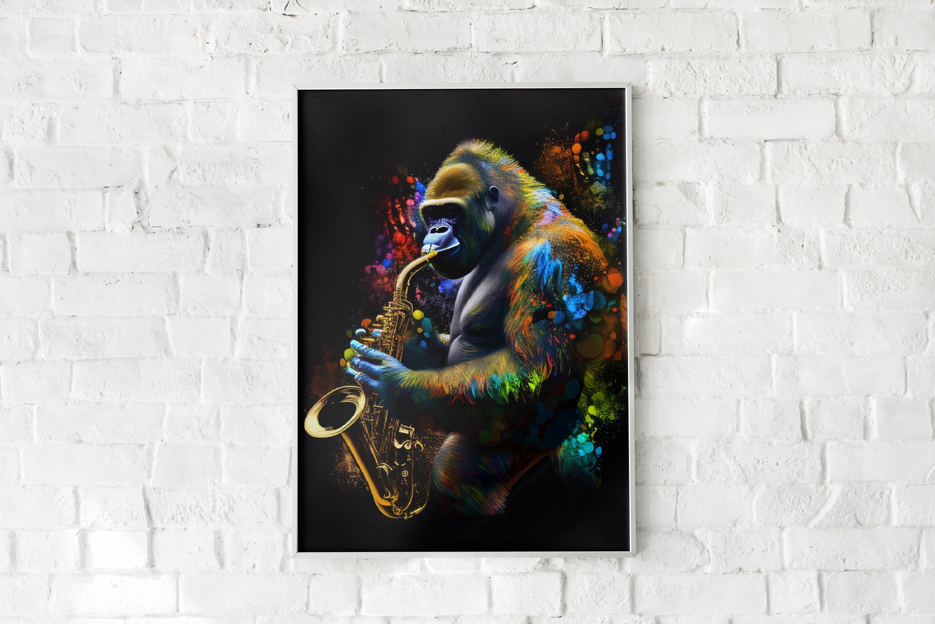 Animal Playing Saxophone