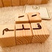 Wooden Cube Wooden Toy Learn Arabic Arabic Alphabet Letters Montessori ...