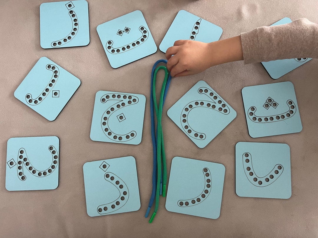 Montessori Letter Threading Wooden Toy Arabic Letters Alphabet - Etsy UK