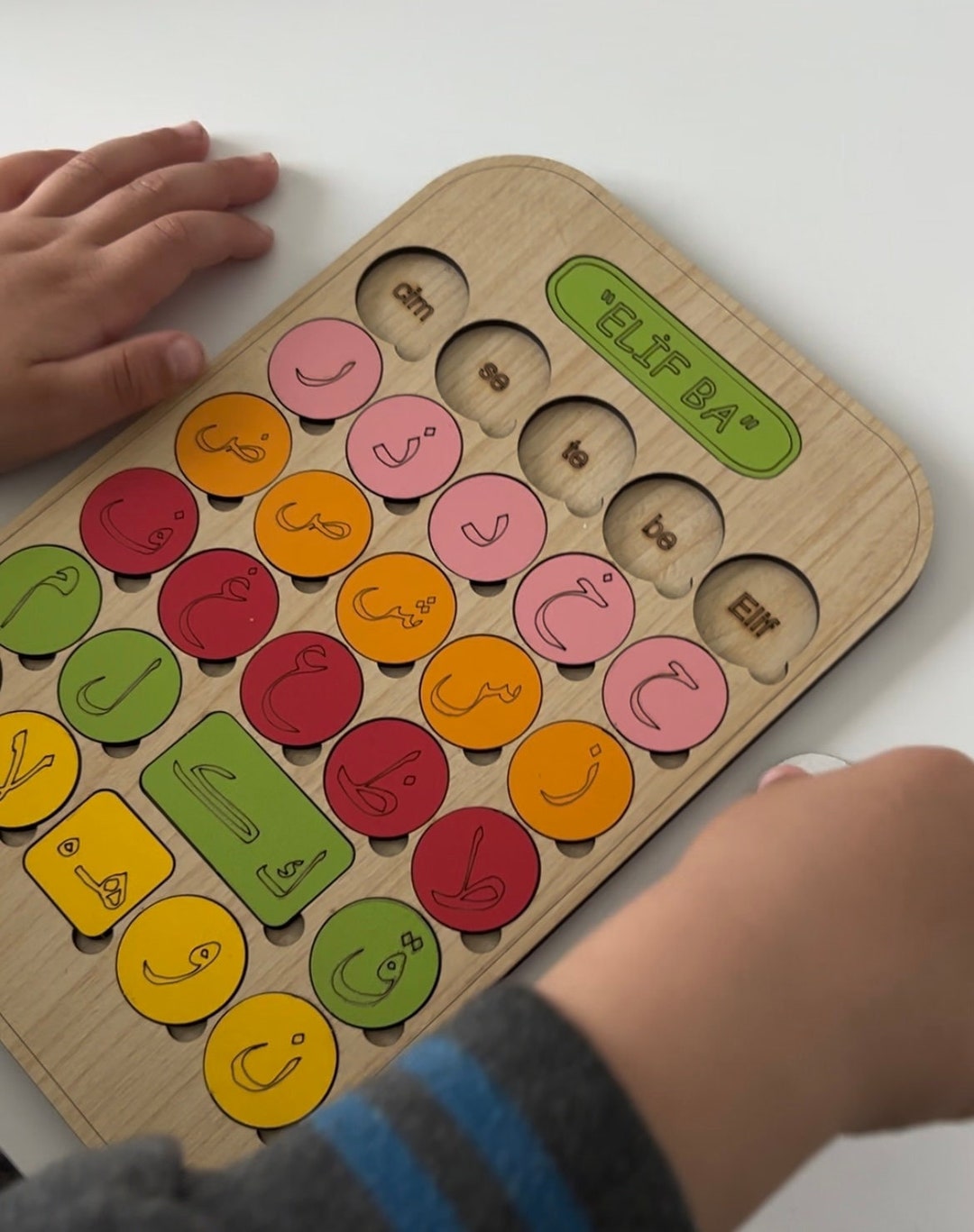 Board Letter Board Arabic Letters Learning Children Alifba Arabic ...