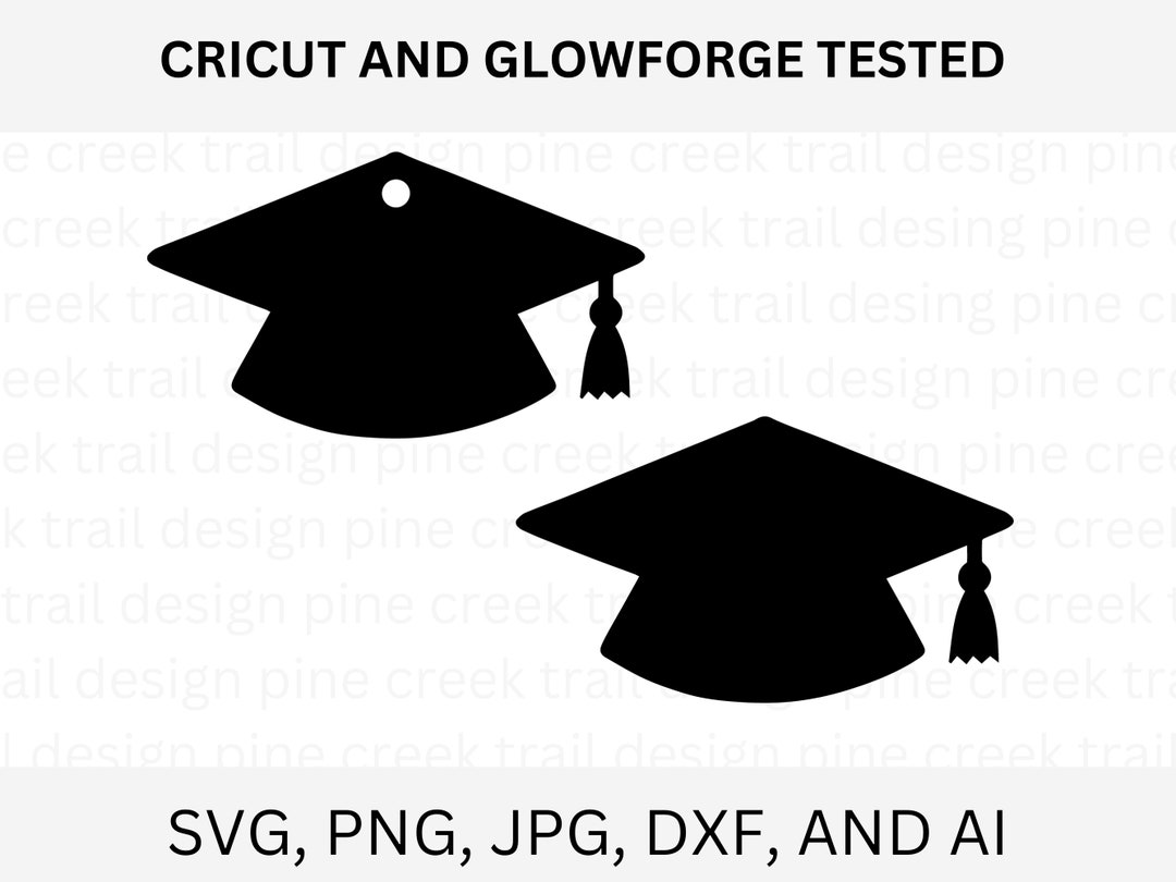 Graduation Cap Svg/graduation Cap Glowforge File/graduation Cap Cricut ...