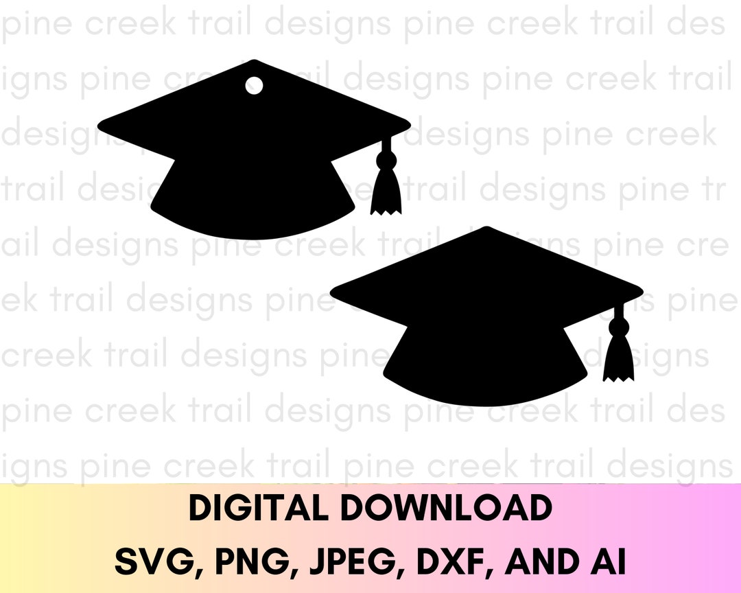 Graduation Cap Svg/graduation Cap Glowforge File/graduation - Etsy