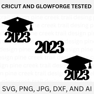 2023 Graduation Cap Laser Cut File for Glowforge/graduation SVG for ...
