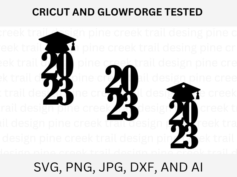 2023 Graduation Cap Laser Cut File for Glowforge/graduation SVG for ...