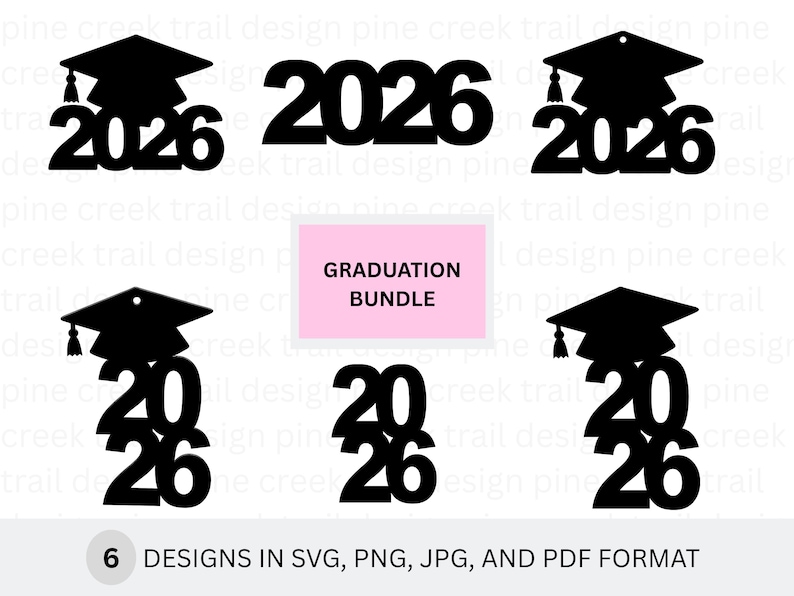 Class of 2026 Graduation SVG Bundle | Senior Cut Files for Cricut ...